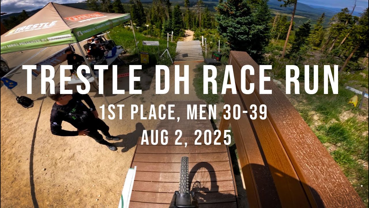 Trestle DH - 1st Place Race Run - Men's 30-39 - Aug 2 2025 - YouTube