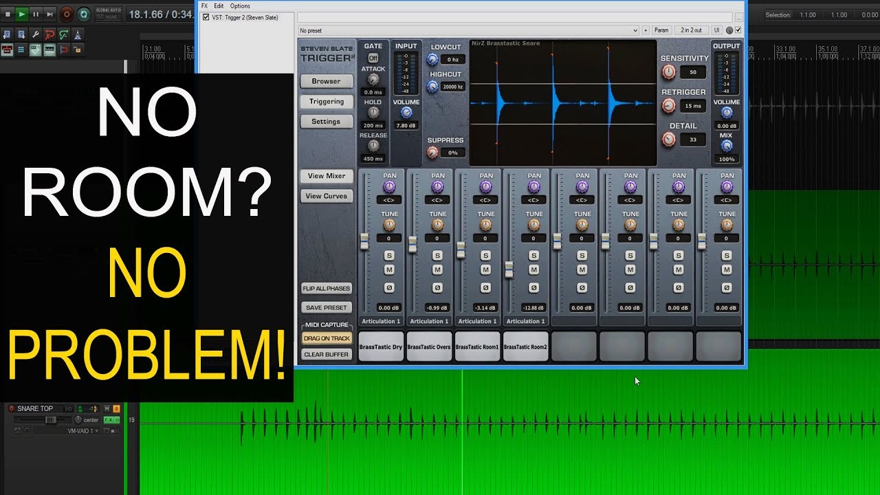 Fake Drum Room Trick For Bigger Drums - YouTube