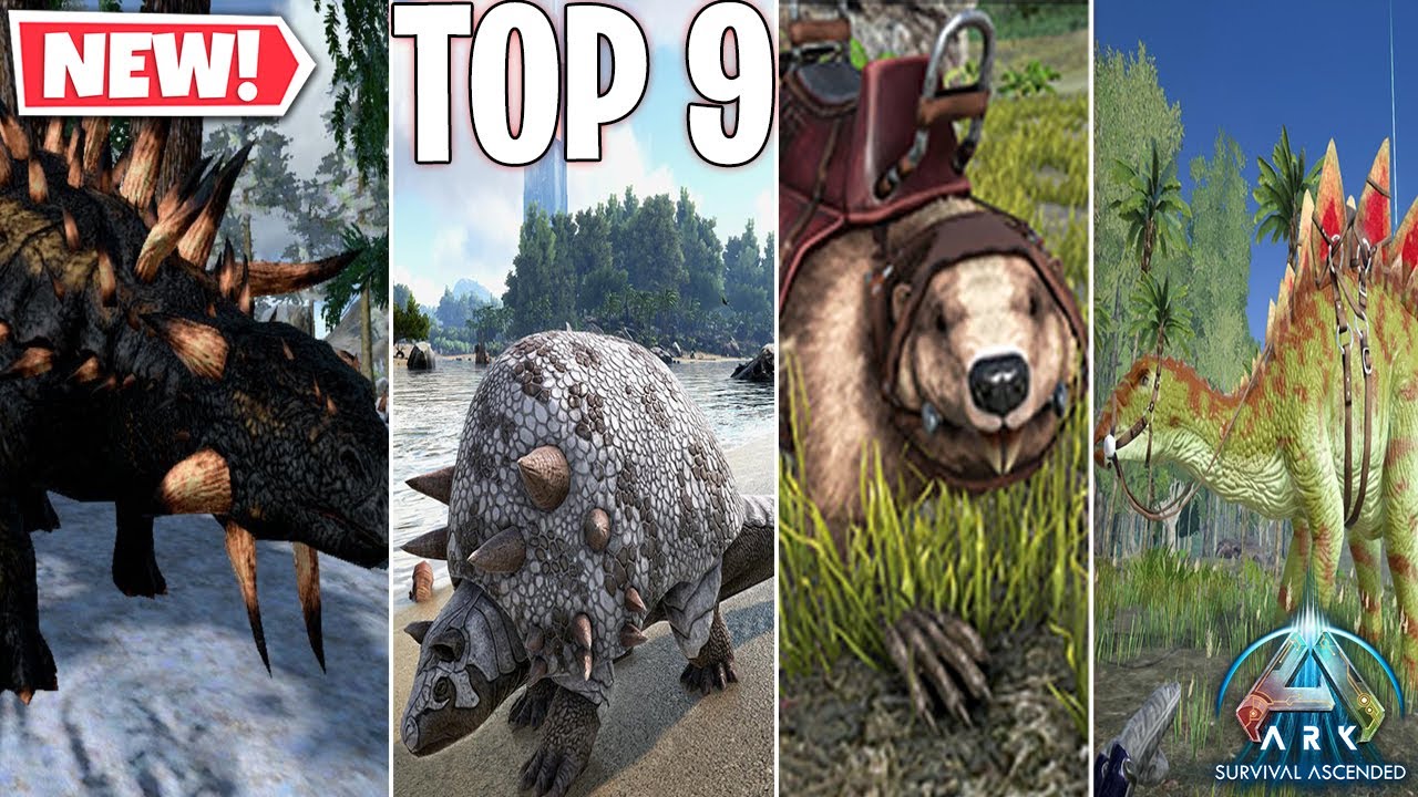 Top 9 BEST Resource Collecting Dinos | ARK Ascended - YouTube