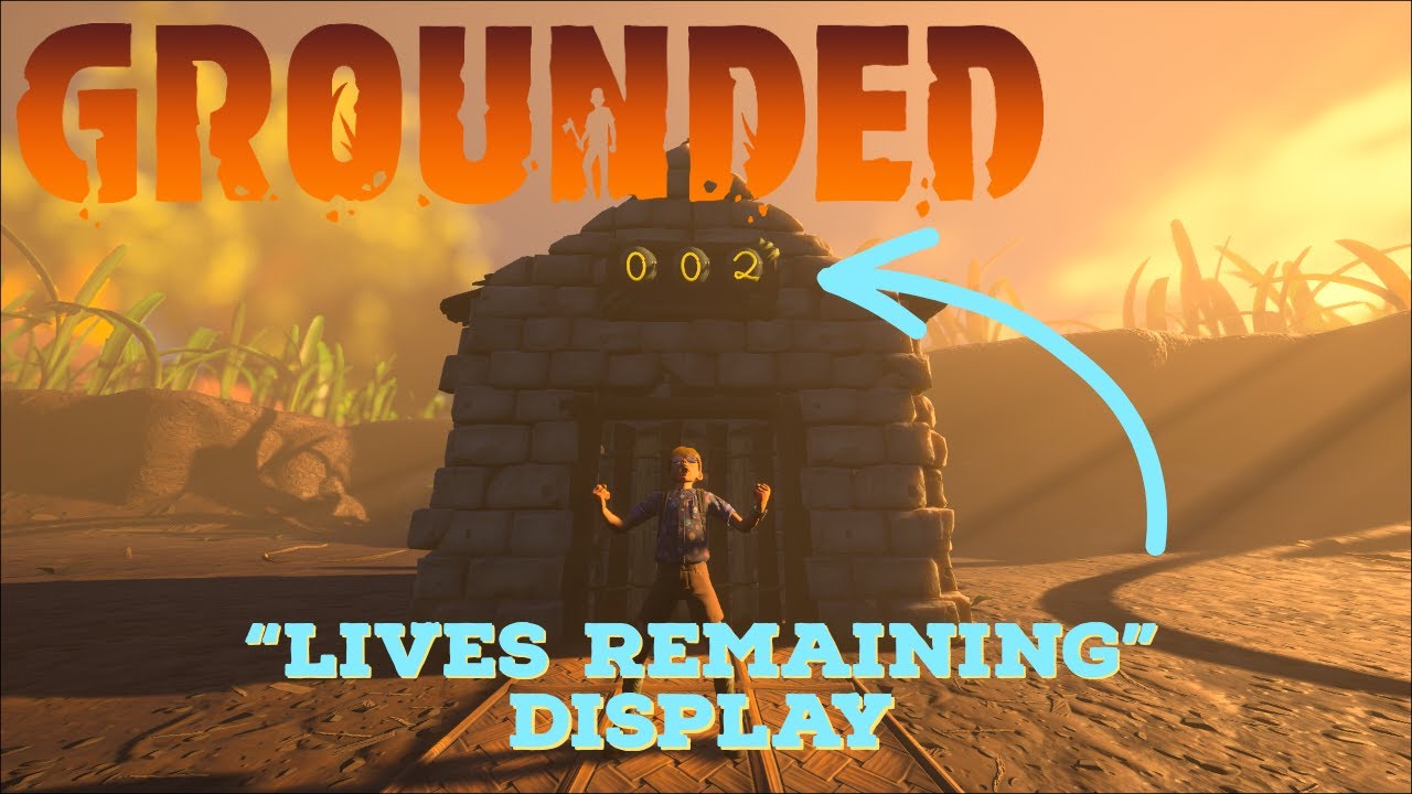 How to make a "Lives Remaining" Display - Grounded Playgrounds - YouTube
