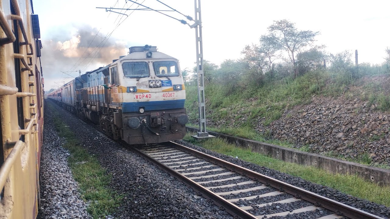 Final Diesel days || Smoking KJM WDP4D with 16590 Sangli - KSR ...