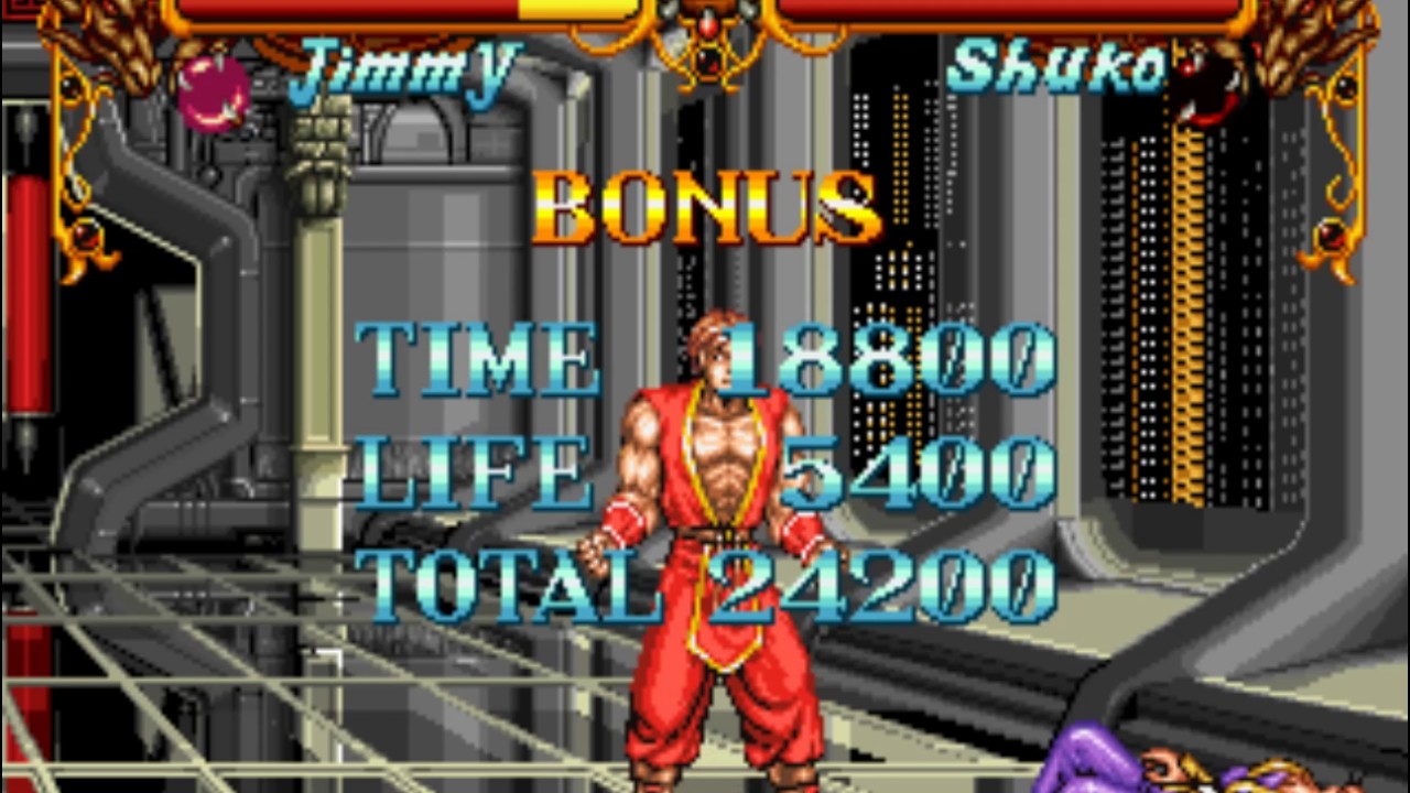 Fighting Game Bosses 119. Double Dragon (Neo-Geo) - Koga Shuko boss ...