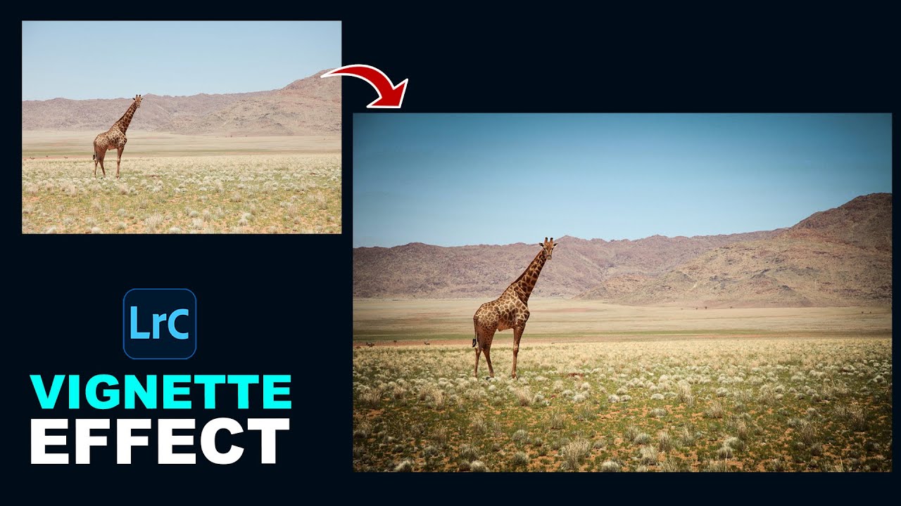 How to Add Vignette Effect on the Photo in Lightroom - YouTube