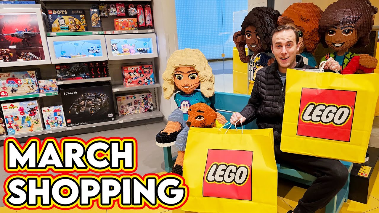 Buying March Releases! LEGO Store Shopping! - YouTube