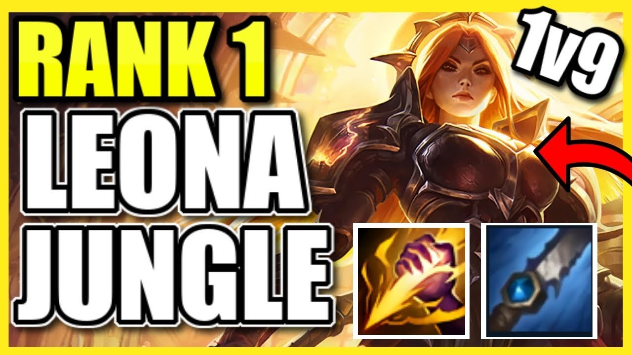 #1 LEONA WORLD SHOWS YOU HOW TO CARRY WITH LEONA JUNGLE! *THIS* IS HOW ...