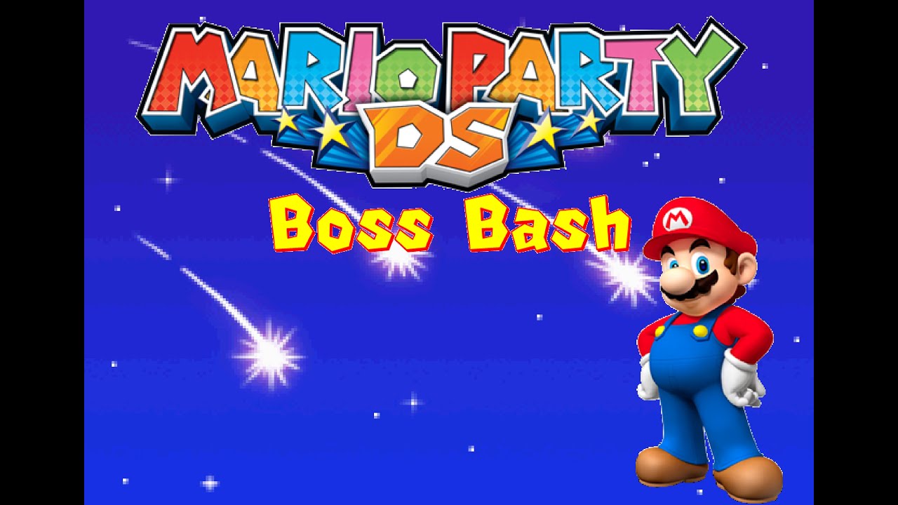 Let's Play Mario Party DS - Mini-Game Mode - Boss Bash - YouTube