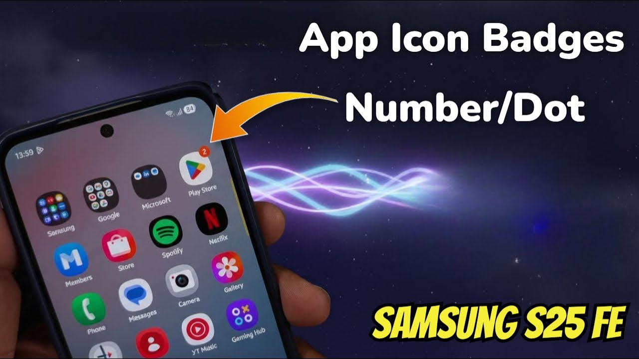 How to Change App Icon Badges in Samsung S25 FE - YouTube