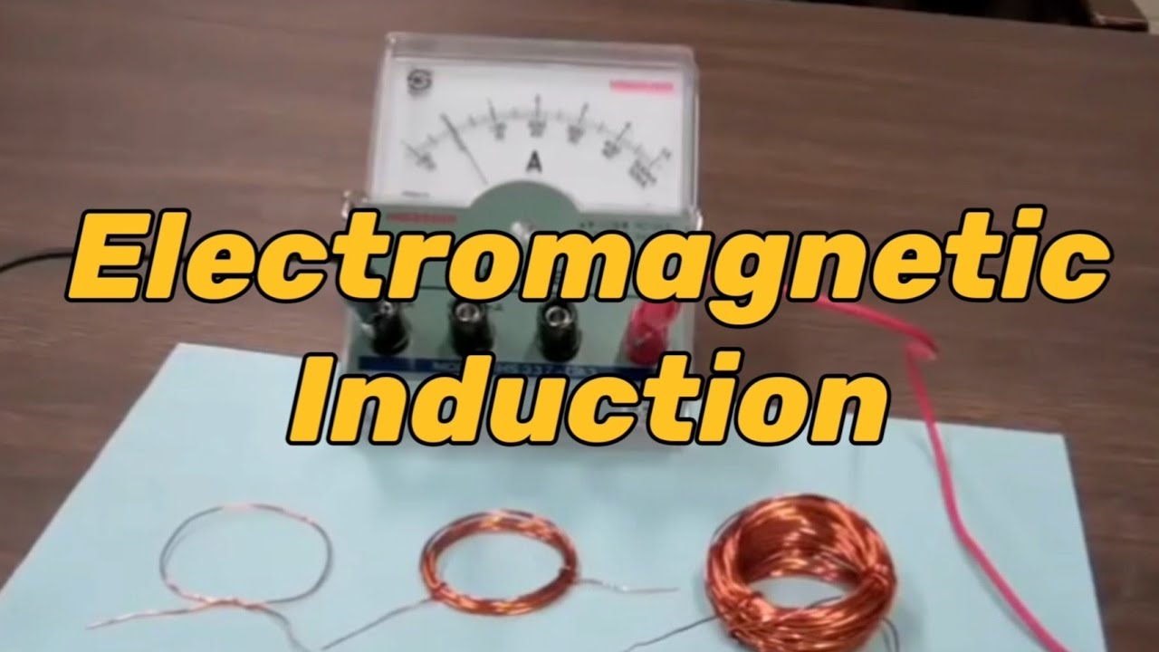 ELECTROMAGNETIC INDUCTION DEMONSTRATION | PHYSICSHALA - YouTube