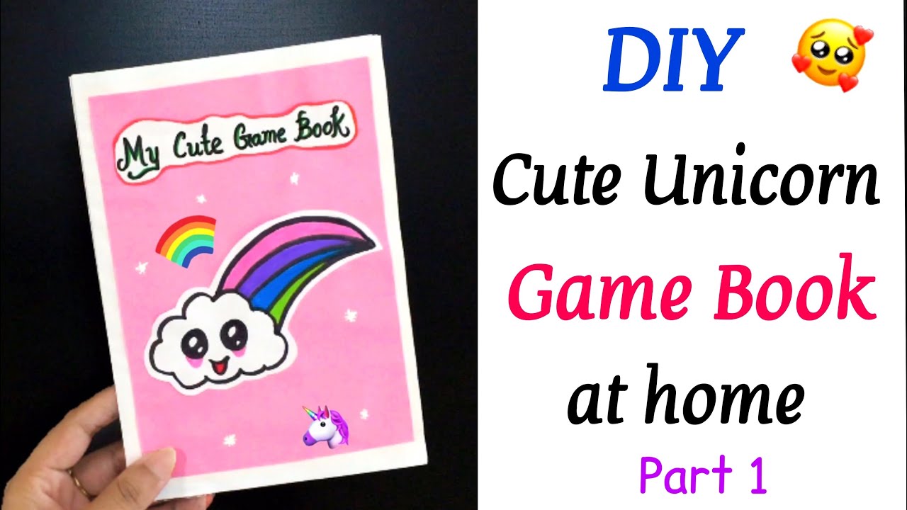Cute game book / DIY paper game / How to make games with paper at home ...
