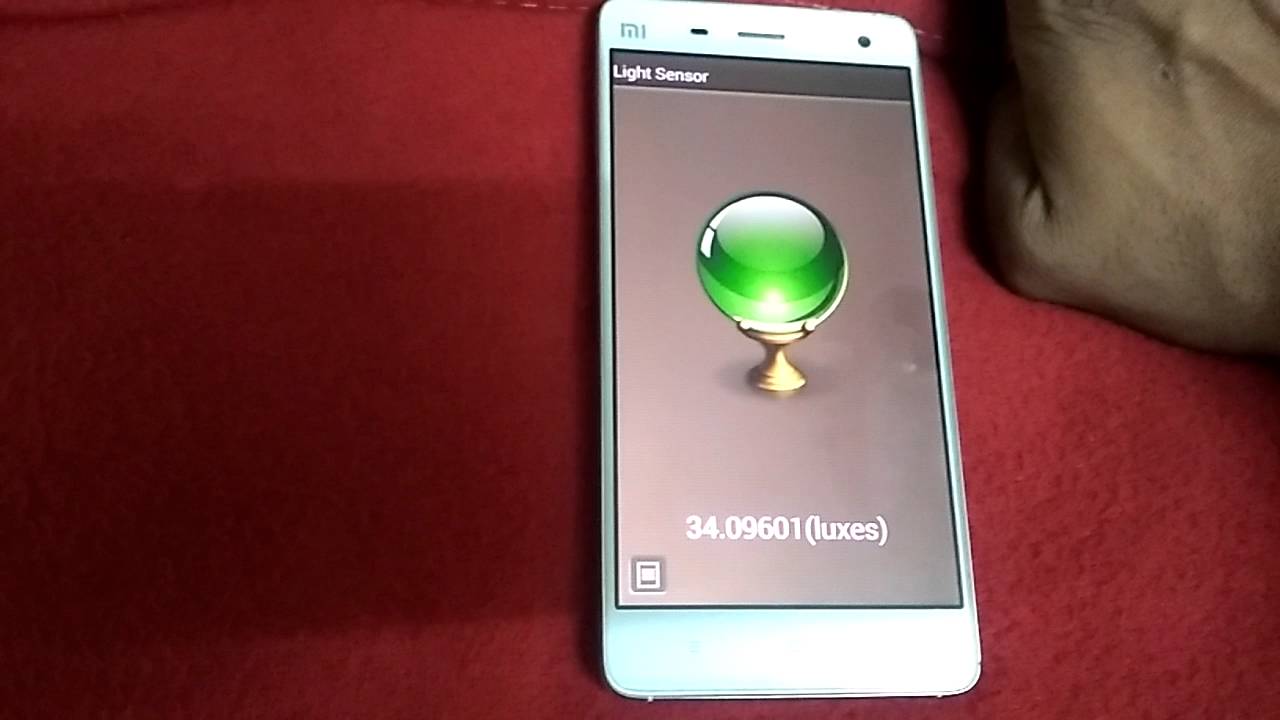 Xiaomi Mi 4 light sensor test - YouTube