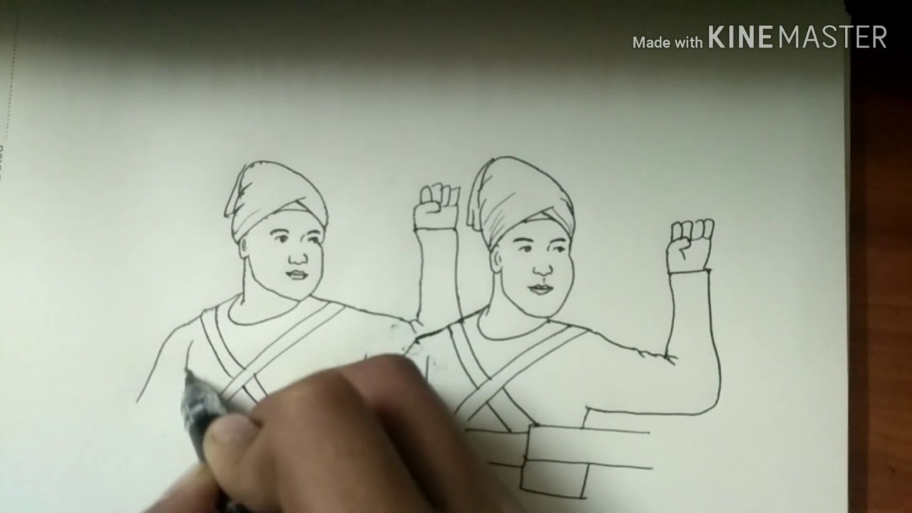Drawing chote sahibzaade - YouTube
