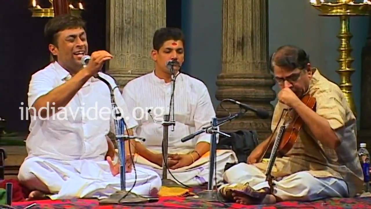 Carnatic Vocalist Sri. Sanjay Subrahmanyan Swathi Music Festival Kerala ...