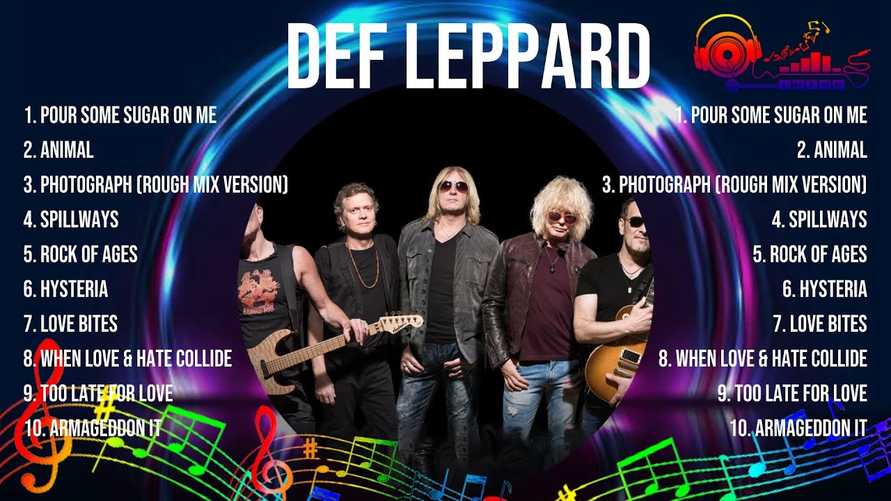 Def Leppard Greatest Hits Ever ~ The Very Best Songs Playlist Of All ...