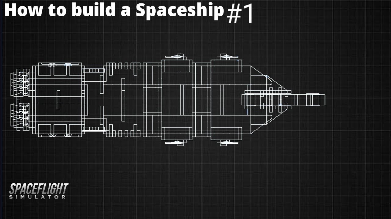How to Build a Small space warship #1 | Spaceflight simulator | - YouTube