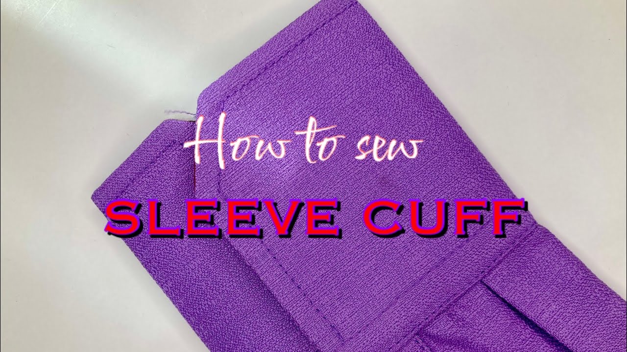How to sew sleeve cuff ⁠ EASY. #sewing #sewingtutorial #shorts # ...