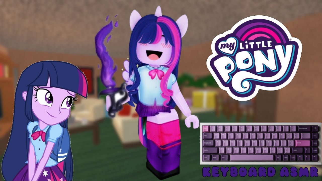 PLAYING MM2 AS TWILIGHT SPARKLE *KEYBOARD ASMR* - YouTube