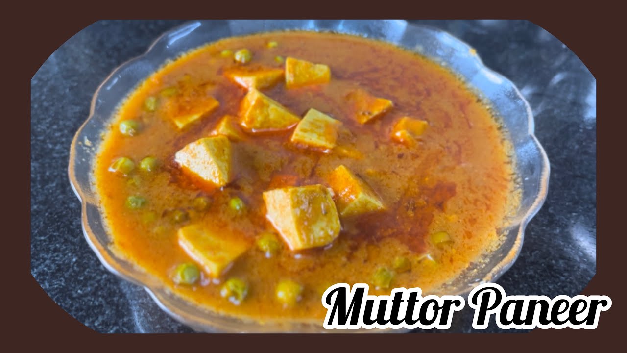 Muttor Paneer bilkul simple tareeke se banaye and enjoy kariye. - YouTube