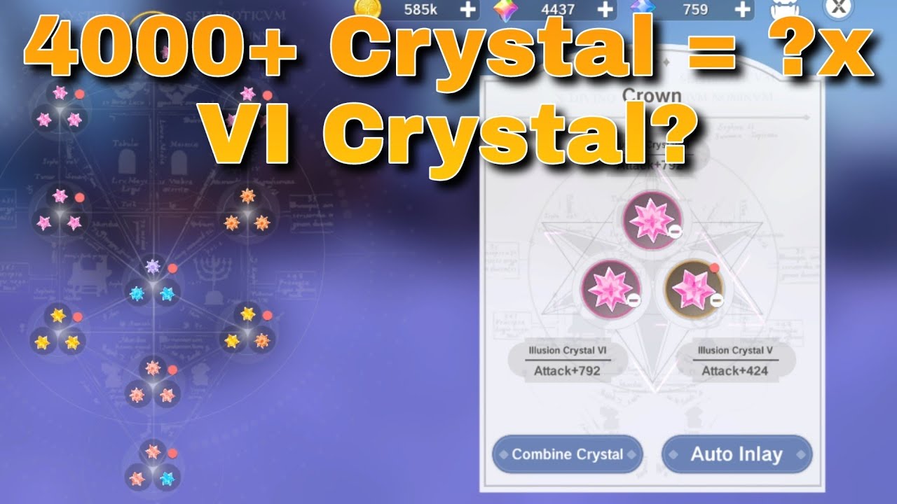 Legend of Neverland: Crystal VI | Combining 4000+ Crystals! - YouTube