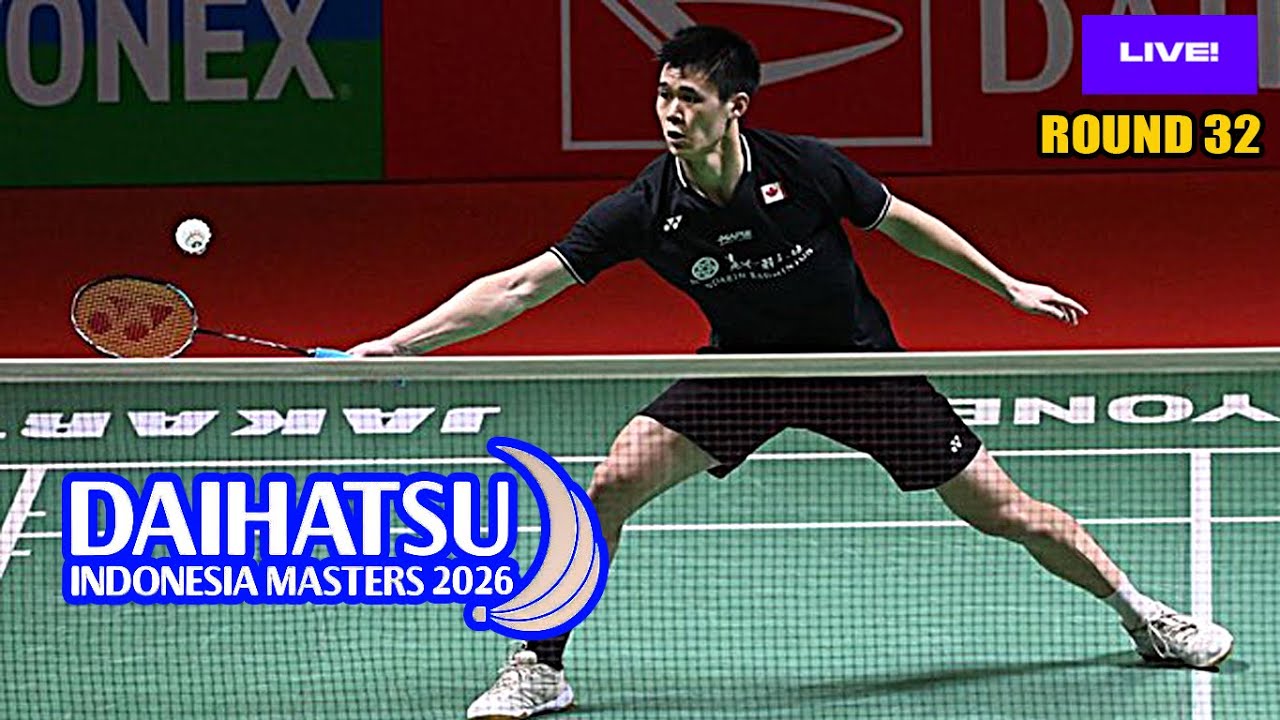 🔴LIVE R32 - Brian YANG vs Anders ANTONSEN - Indonesia Masters 2026 ...