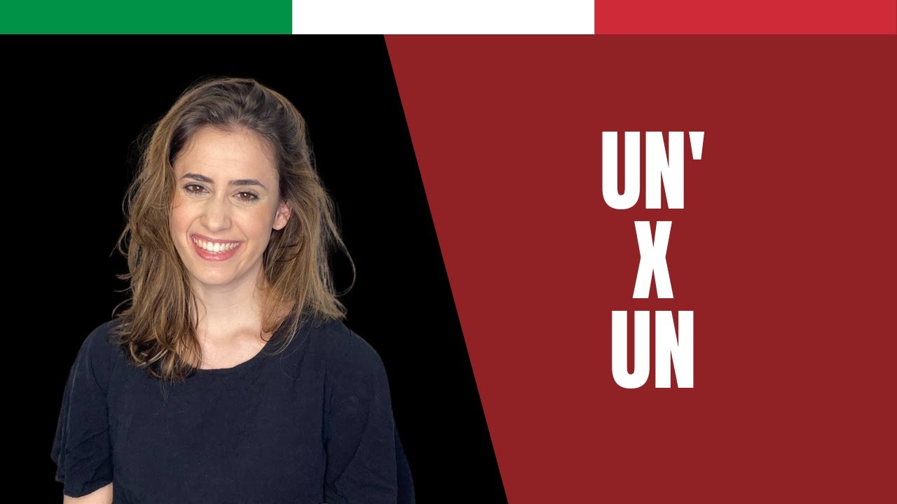 ENTENDA A DIFERENÇA ENTRE: UN' E UNO | ITALIANO. - YouTube