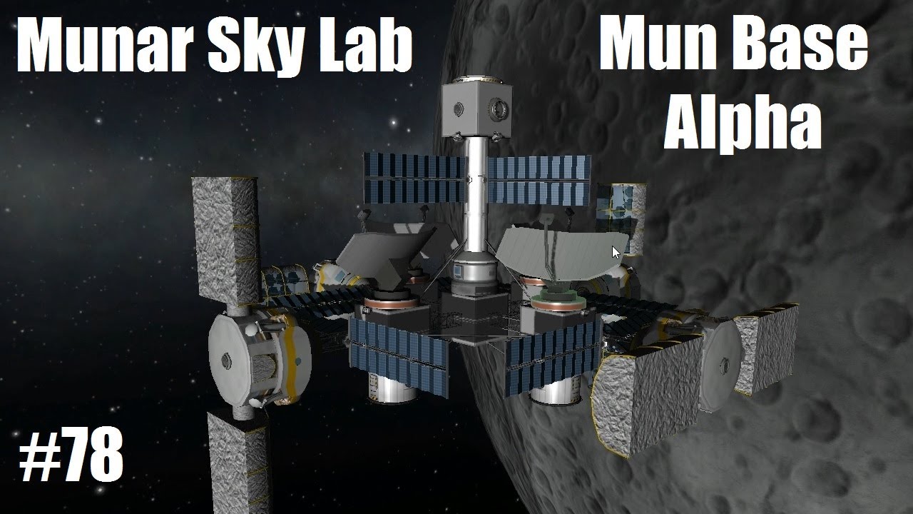KSP #78 - Mun Base Alpha - Munar Skylab, Viper Cruiser & Durtian ...