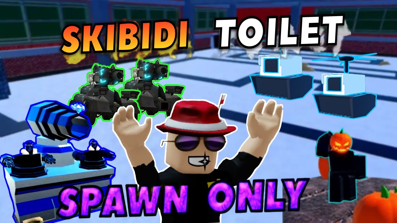 ONLY SPAWN CHALLENGE DUO (Toilet Tower Defense) - YouTube