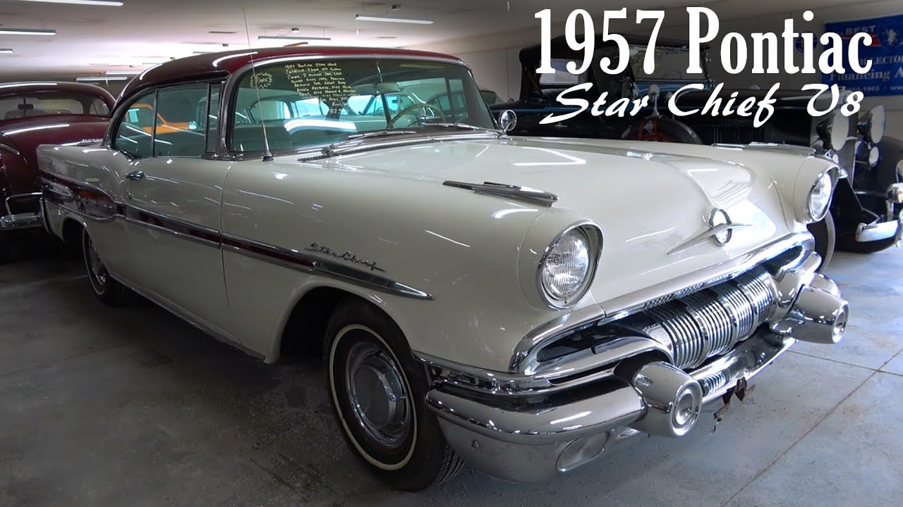 1957 Pontiac Star Chief Hardtop 347 V8 - YouTube