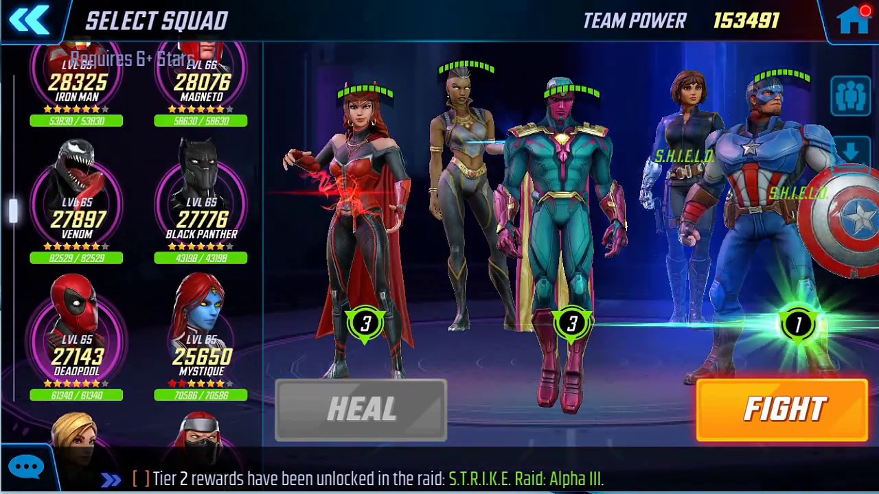 Marvel Strike Force - Dark Dimension TIMED Nick Fury Node 6 Day 3 - YouTube