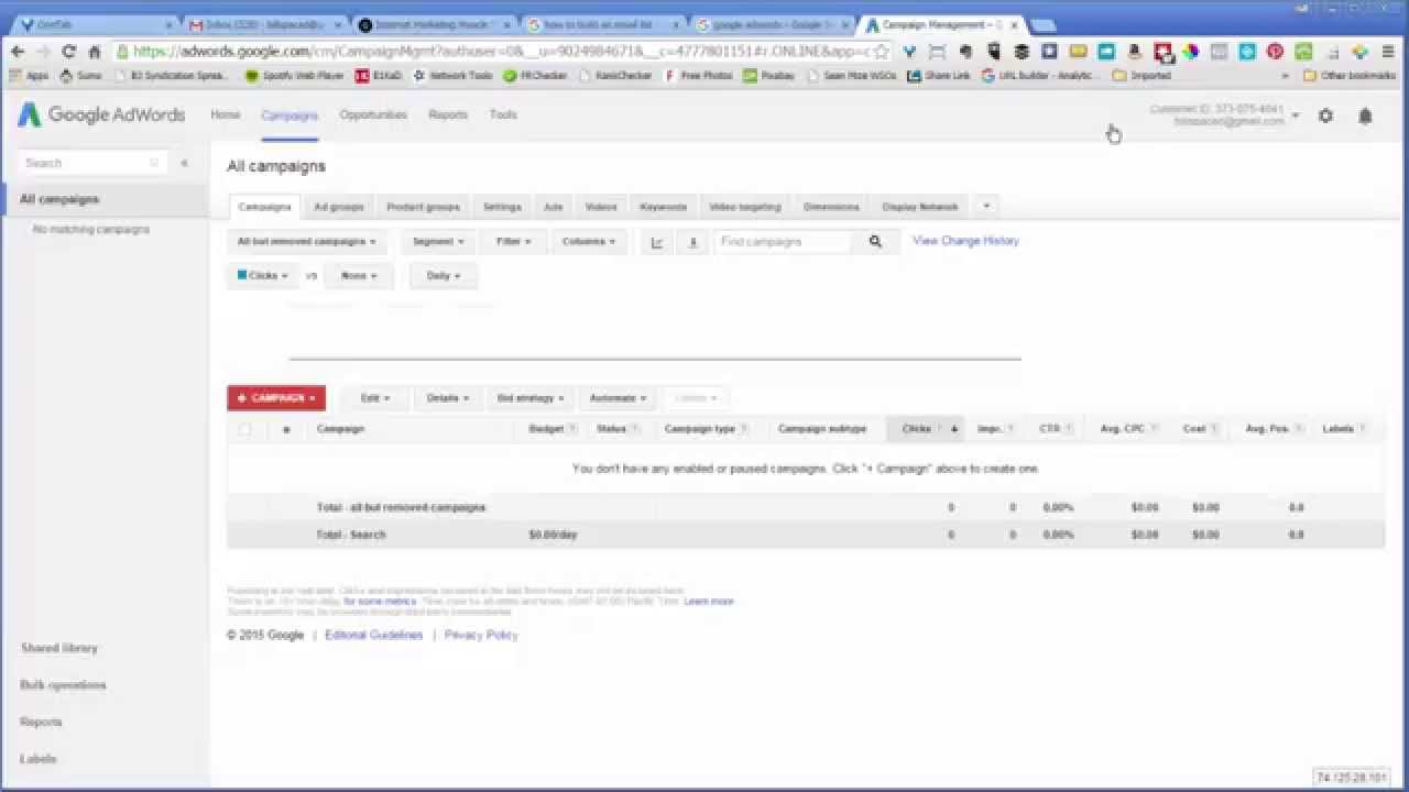 Keyword Research Using Google Display Planner - YouTube