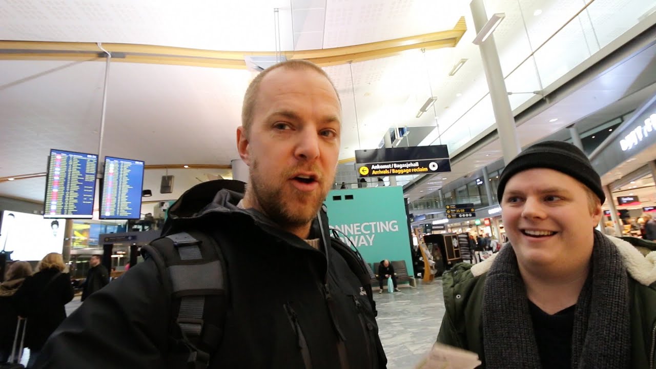 Norge-resan vlogg 1 - 6 flygplatser på 5 timmar - YouTube