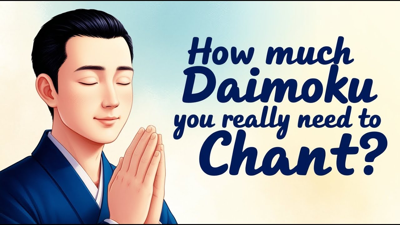 How Much Daimoku You REALLY Need to Chant? | Nichiren Buddhism - YouTube