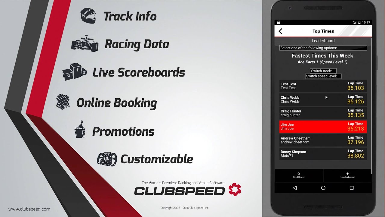 Club Speed - Mobile App - YouTube