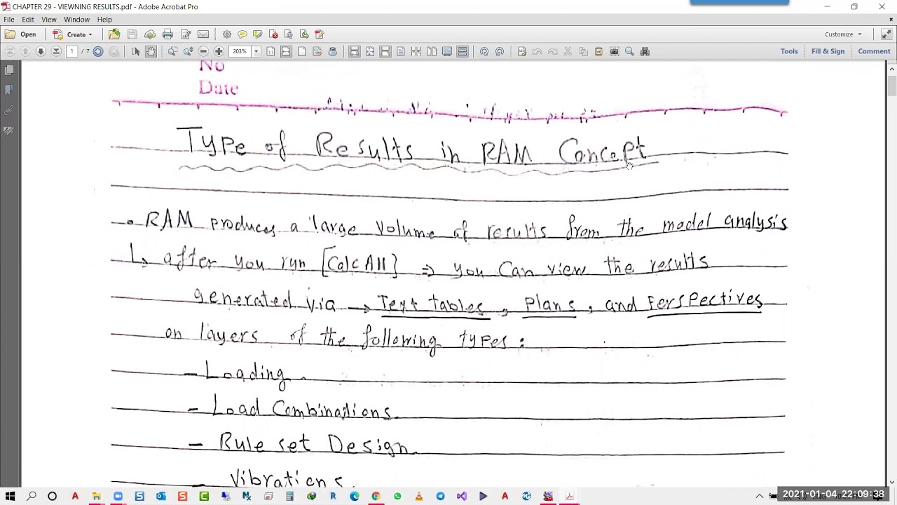 RAM Concept Manual Tutorials Chapter29 part 01 - YouTube