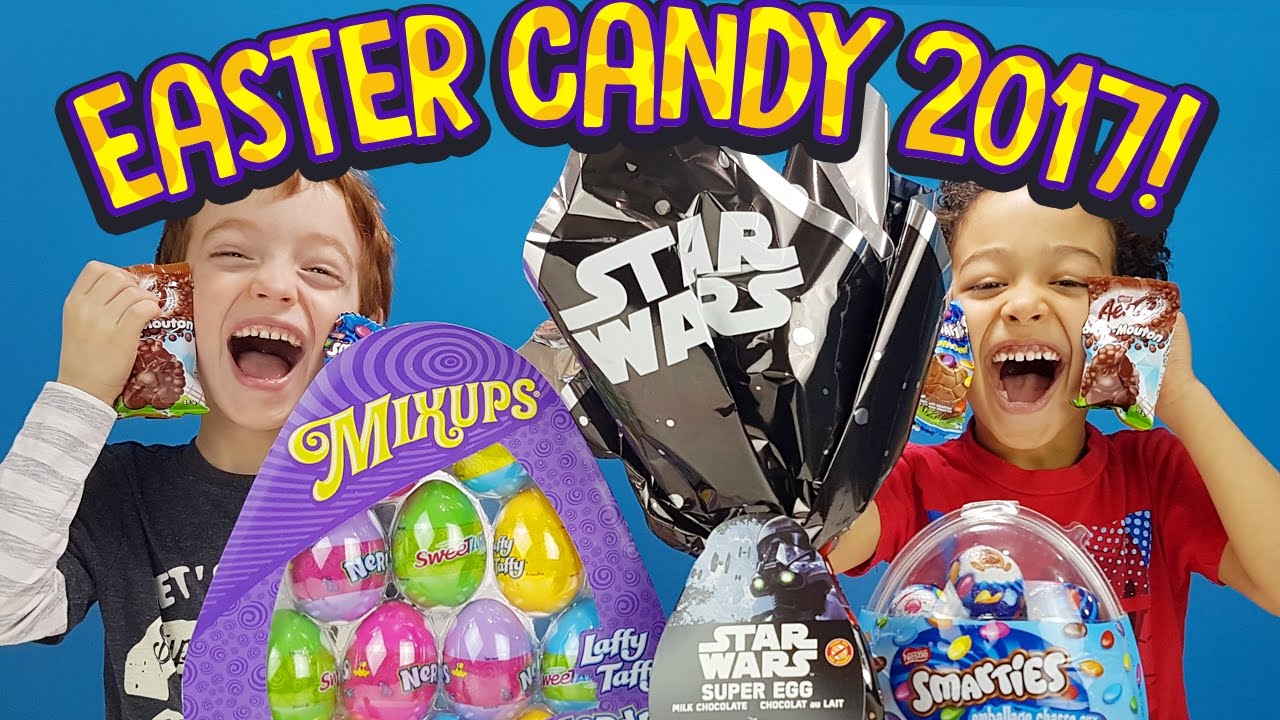NEW EASTER CANDY! Haul and Review: Smarties, Avengers & Finding Dory Viewer Egg, Giant Star Wars ...