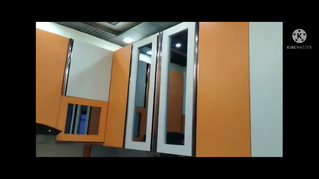 Modular kitchen with G profile handles MADE BY MOHSINKHURANA - YouTube