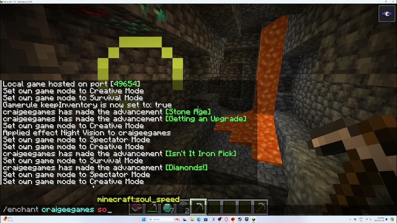 part 2 of minecraft survival i got diamonds - YouTube