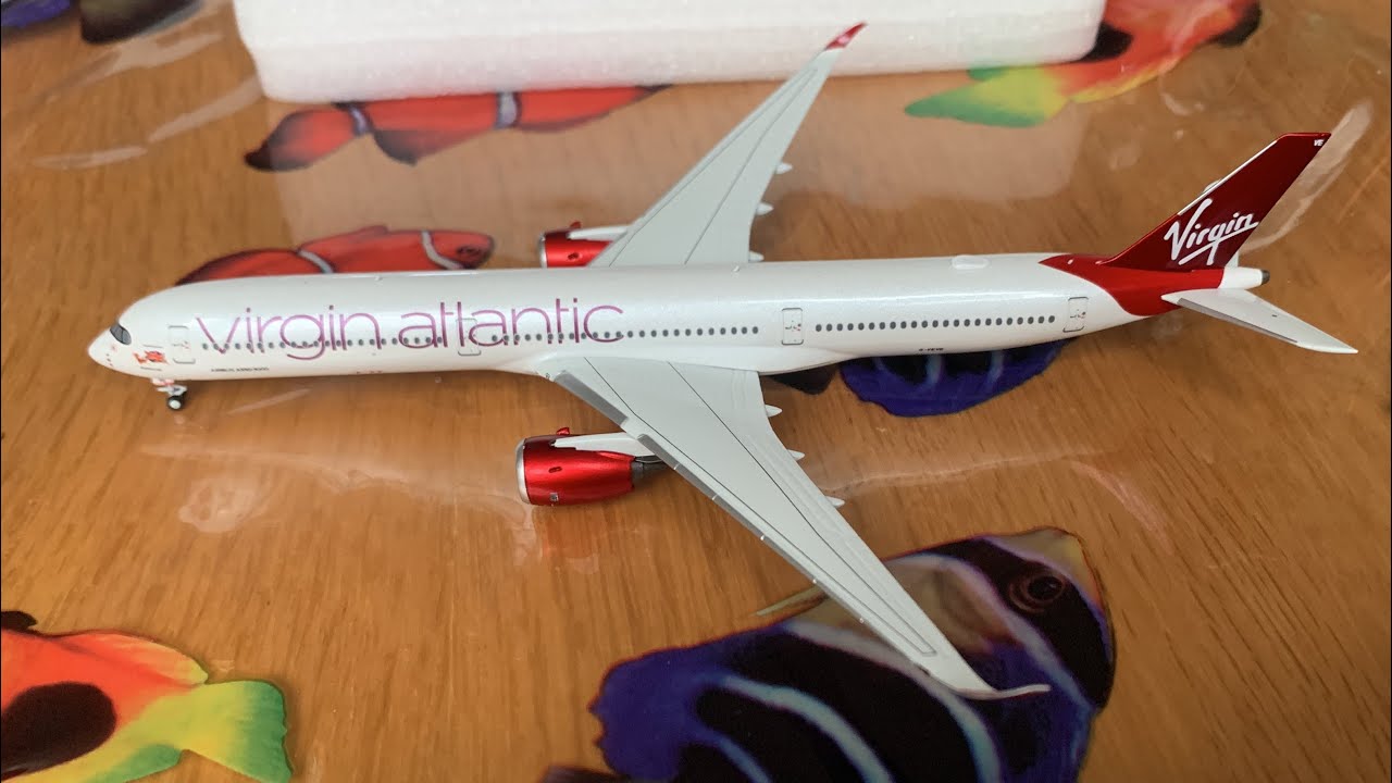 Unboxing NG Models Virgin Atlantic A350-1000 1/400 - YouTube