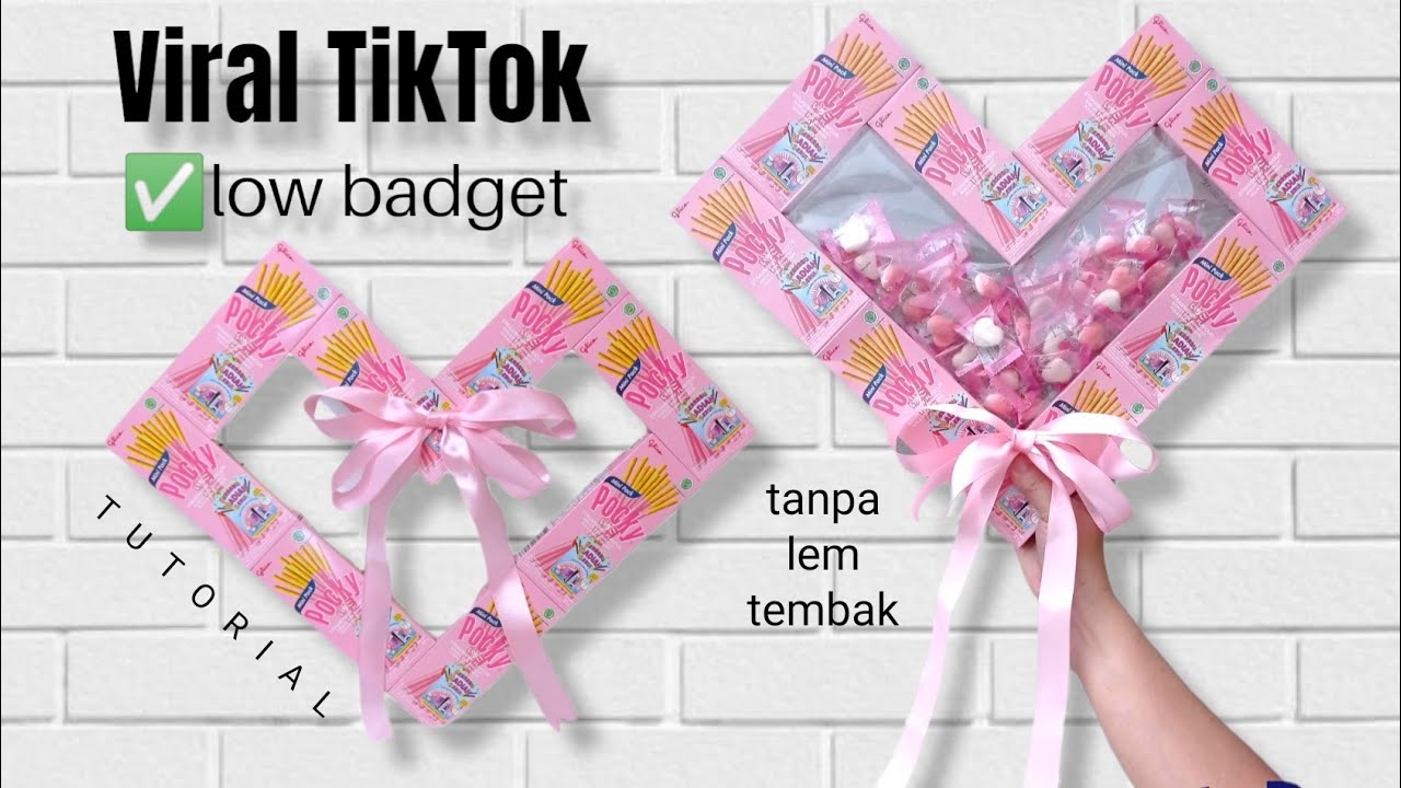 Tutorial Pocky love - Pocky love mini - Viral Tiktok - YouTube