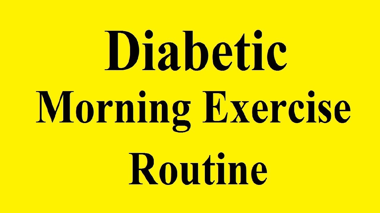 Diabetic Morning Exercise Routine for Better Blood Flow - YouTube