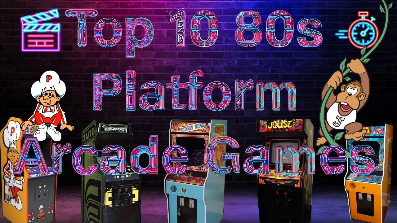 Top 10 80s Arcade Games - Platform Perfection - YouTube