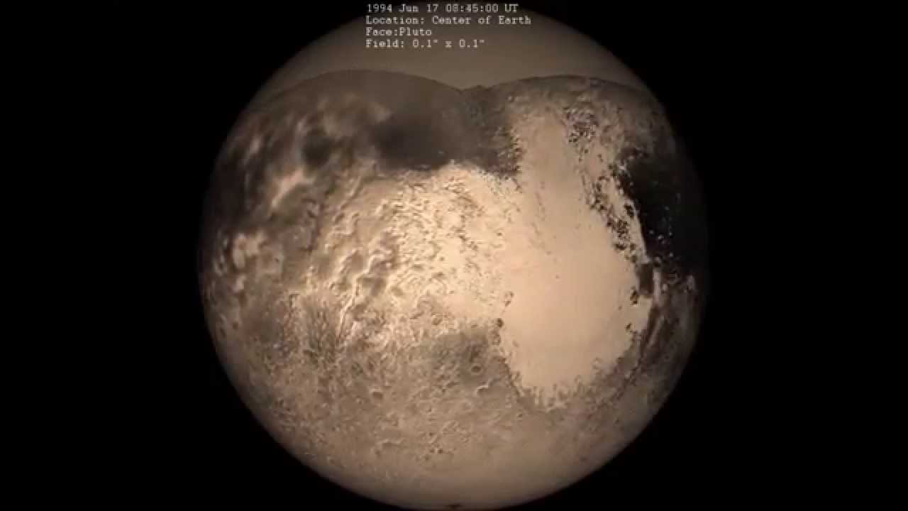 Pluto Simulation June 1994 - YouTube