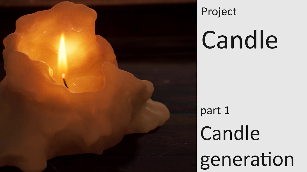 Candle Project | 01 | How to generate a candle in Houdini - YouTube