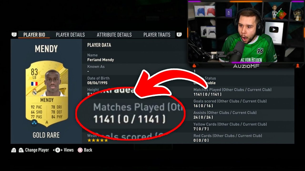 "You've Played 1,141 Games... with Gold Mendy" - YouTube