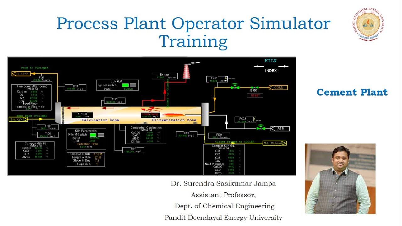(18) Cement Plant Operation....Simulator Training...(Process Dynamics ...