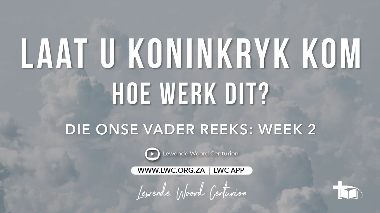 02 Maart 2025 - Sondag Oggenddiens - Wouter van der Merwe - Laat U ...