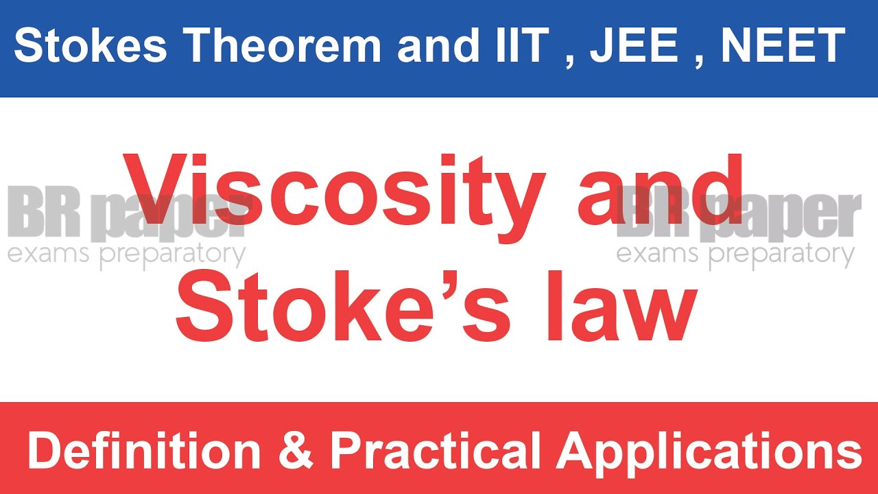 Viscosity and Stokes law explained | Brpaper Learning - YouTube