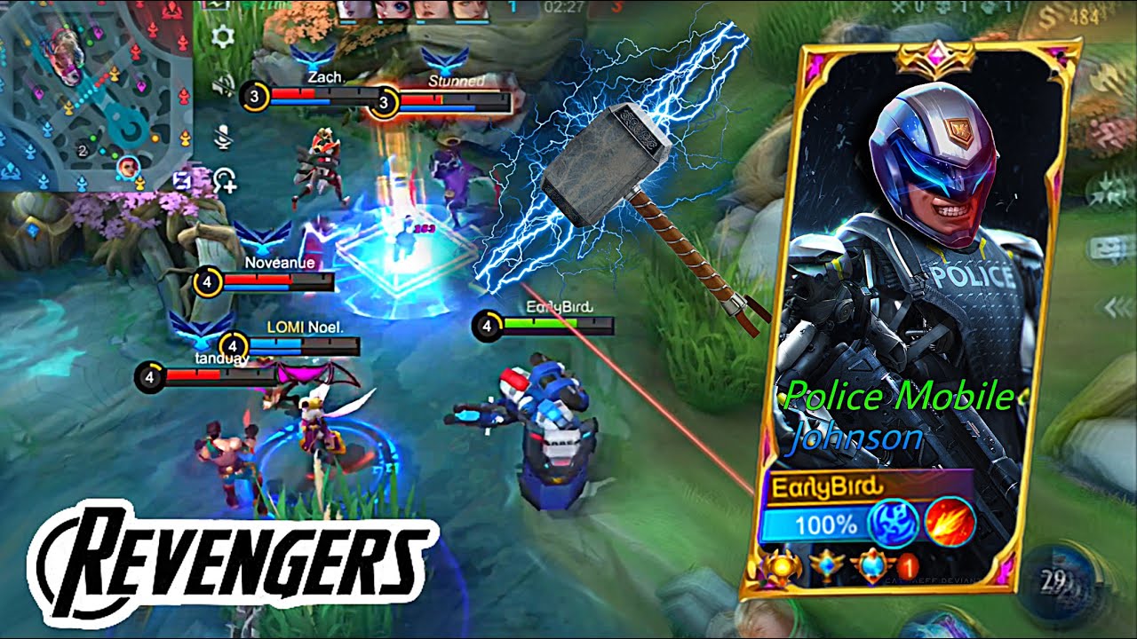 Johnson A MAN WITH THE BODY OF SUPER VEHICLE 🔥 | POLICE CAR SKIN ‼️ ...