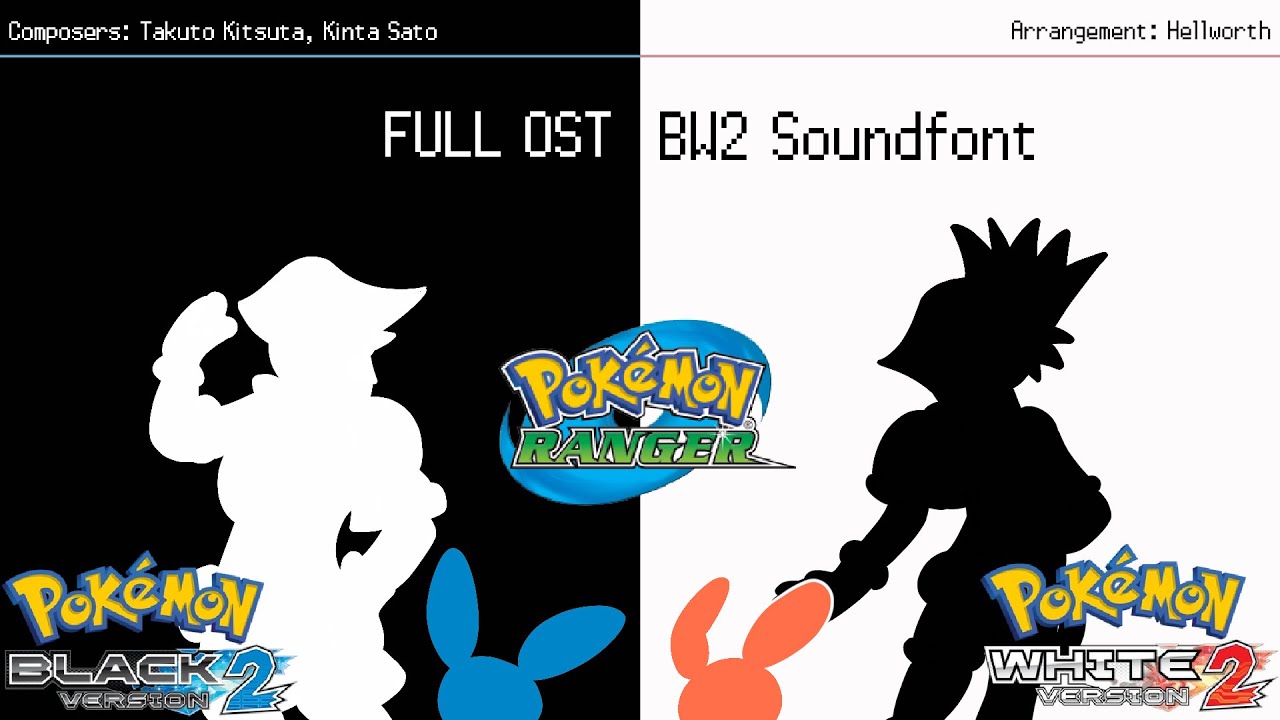 Pokemon Ranger - Full OST (Pokemon Black and White 2 Soundfont) - YouTube