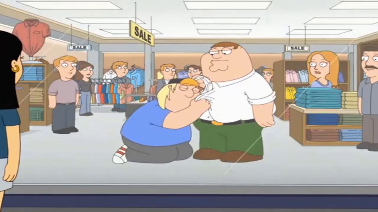 Family Guy: Chris Griffin Beats Up Peter After Crying - YouTube