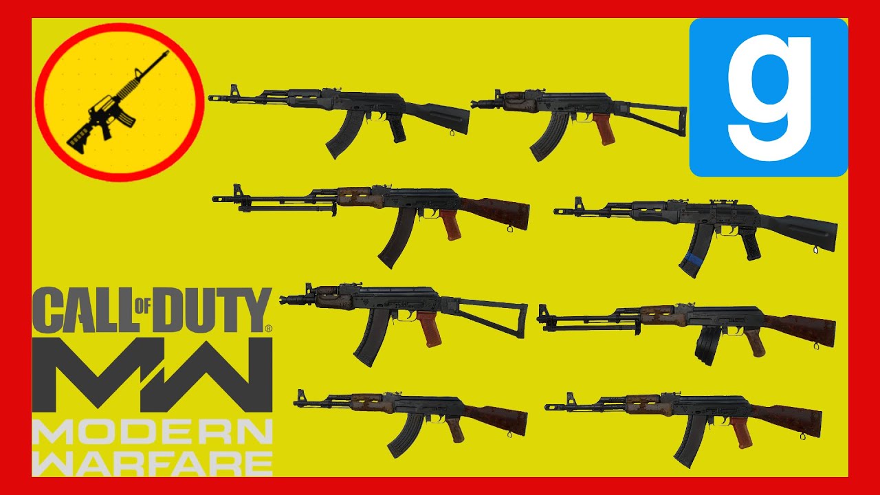 Garry's Mod MWB AK variants showcase - YouTube